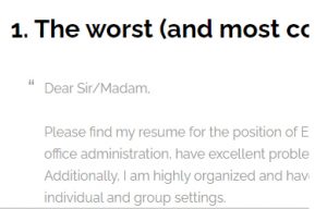 Good and Perfect Cover Letter Examples for Every Job